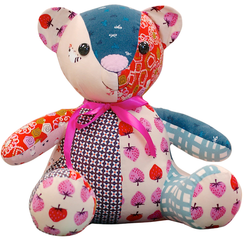 Melody Patchwork Bear Pattern - Create a Keepsake Memento to Cherish