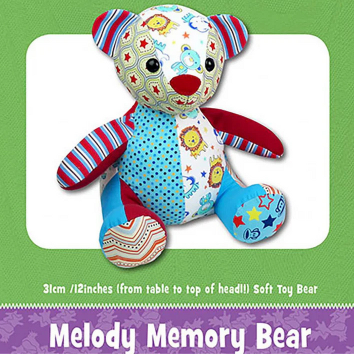Melody Patchwork Bear Pattern - Create a Keepsake Memento to Cherish