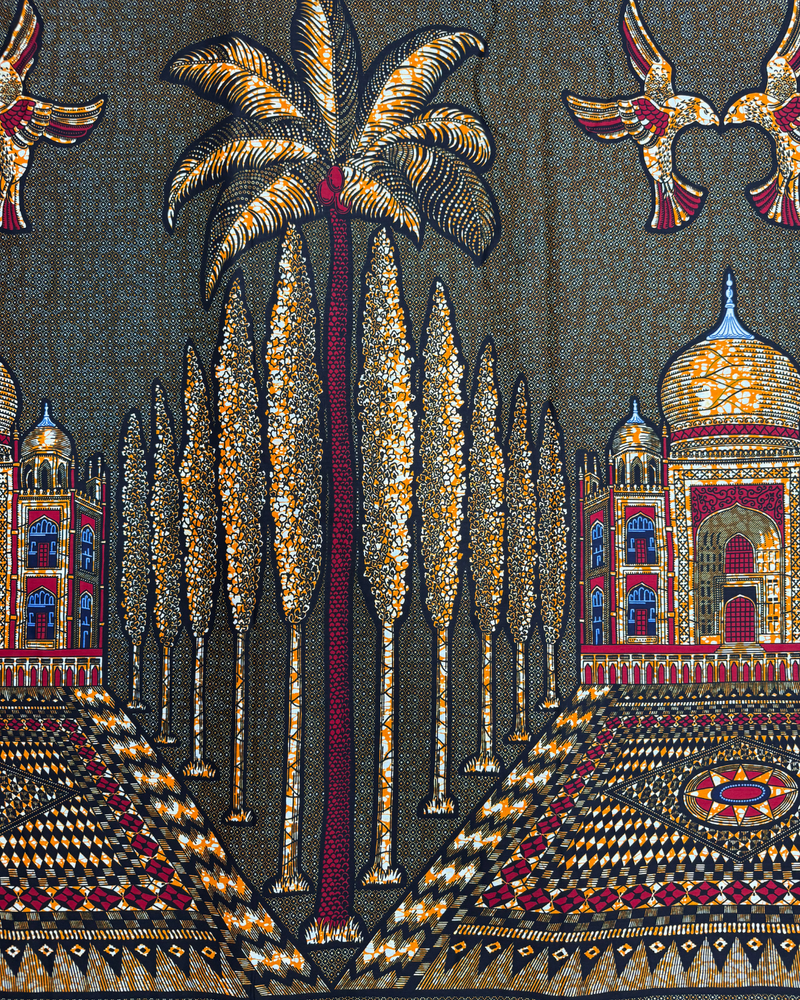 Path to Paradise African Print Fabric