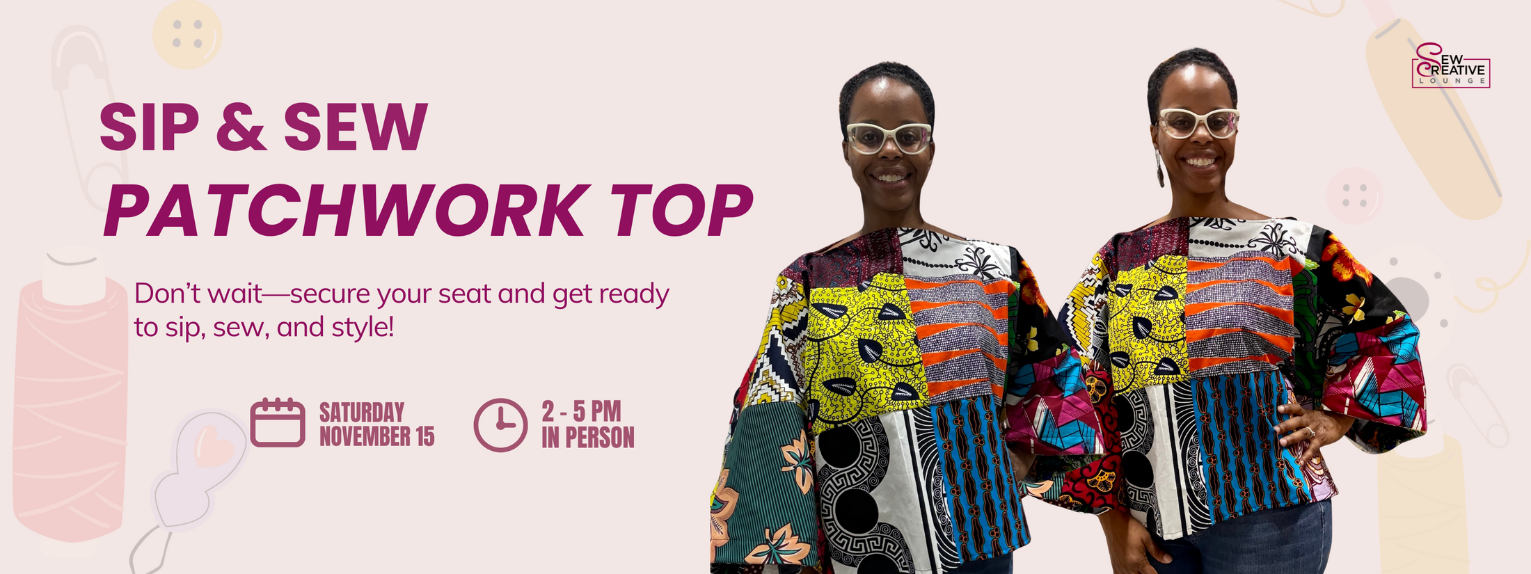 Sewing Classes, Supplies, and Fabric | Sew Creative Lounge