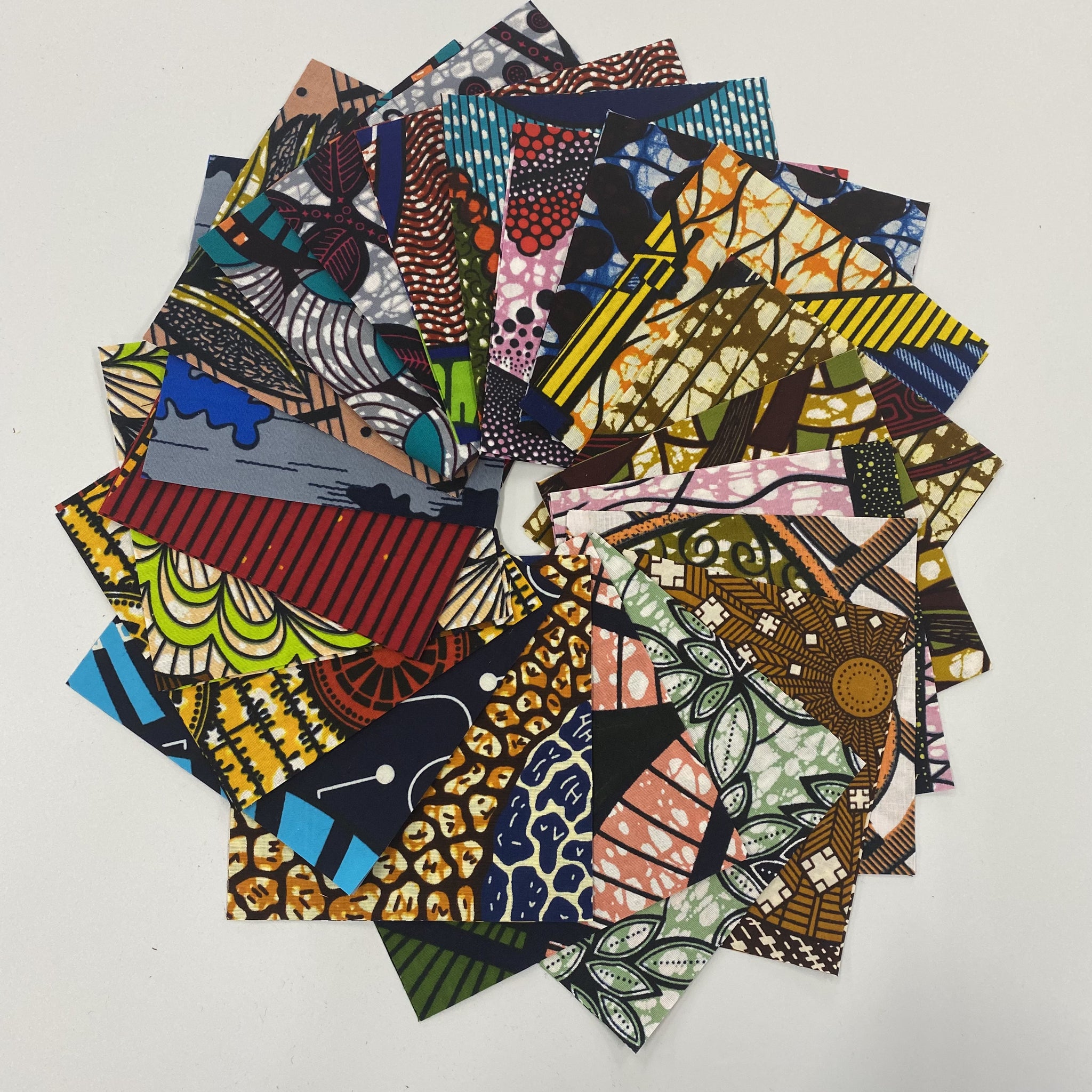 African Print Charm Packs | Sew Creative Lounge